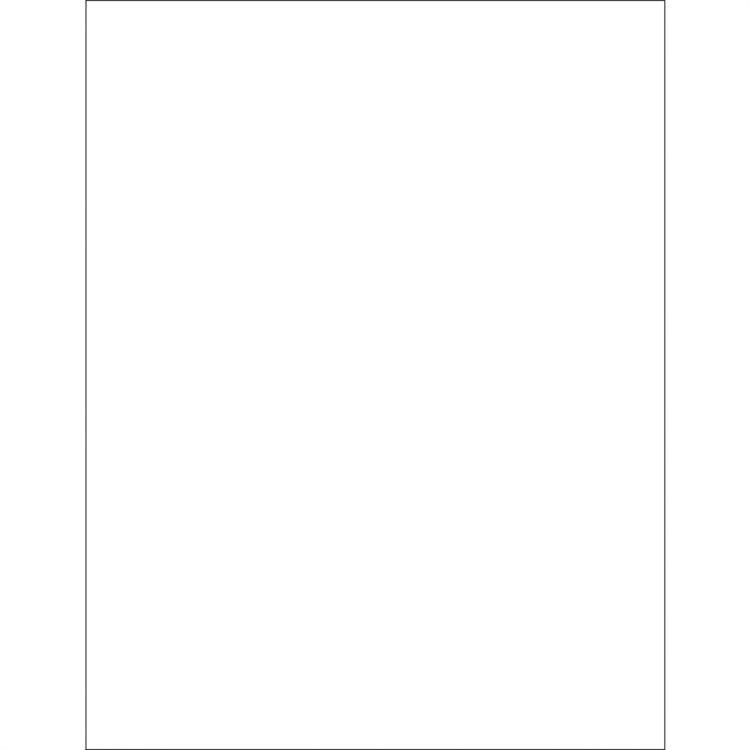 White Removable Rectangle