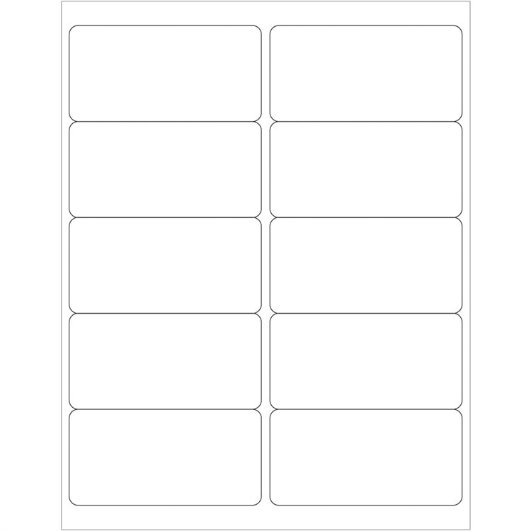 Template For Printing 2x4 Labels
