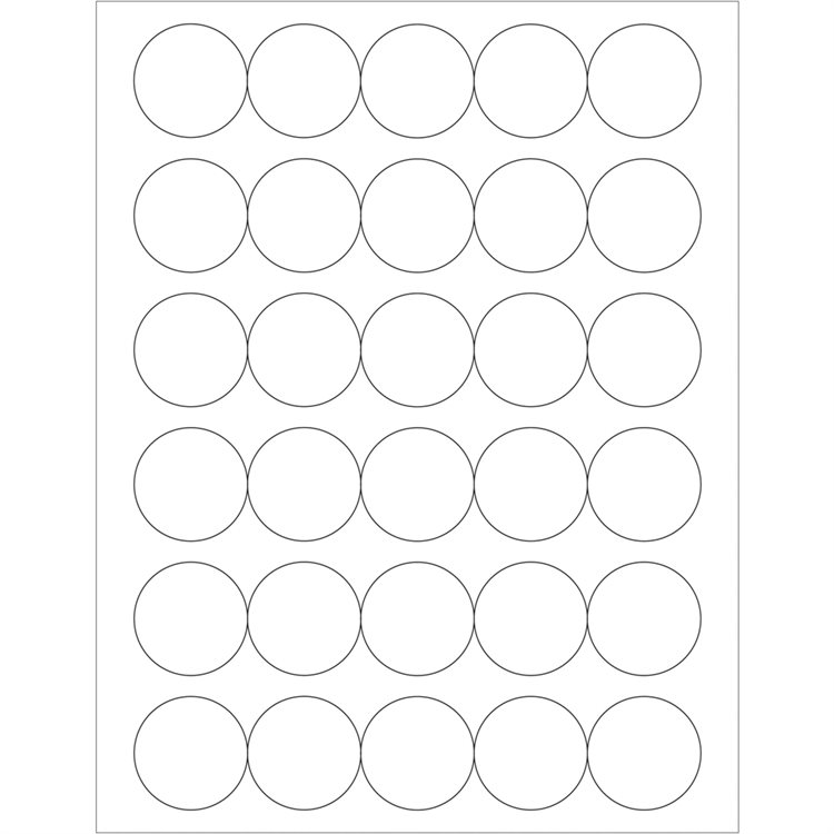 Glossy White Circle