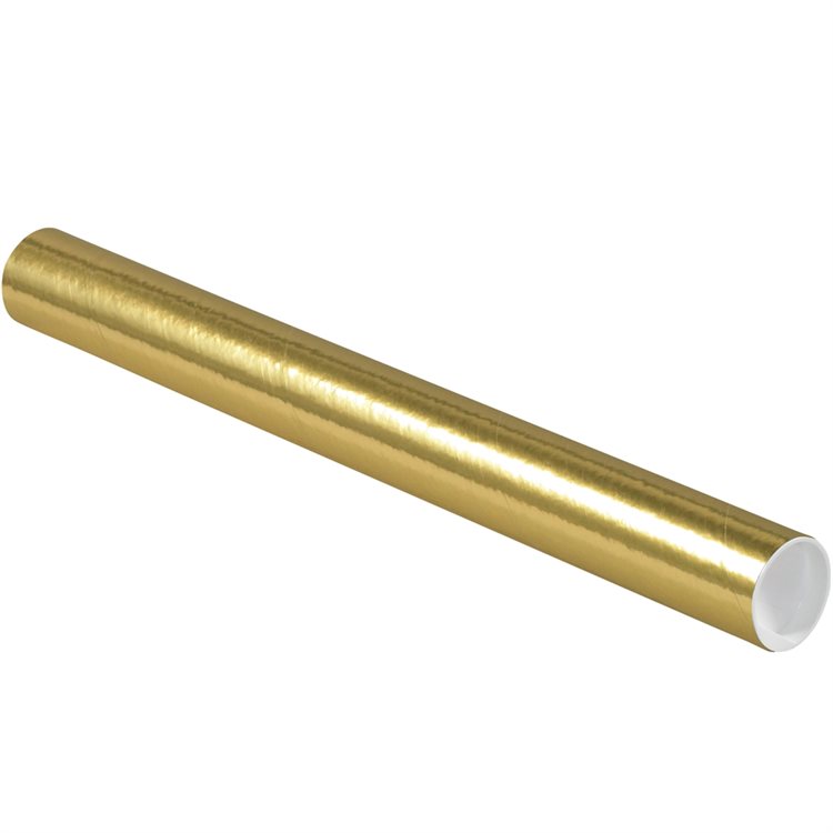 2 x 20" Gold Tubes with Caps